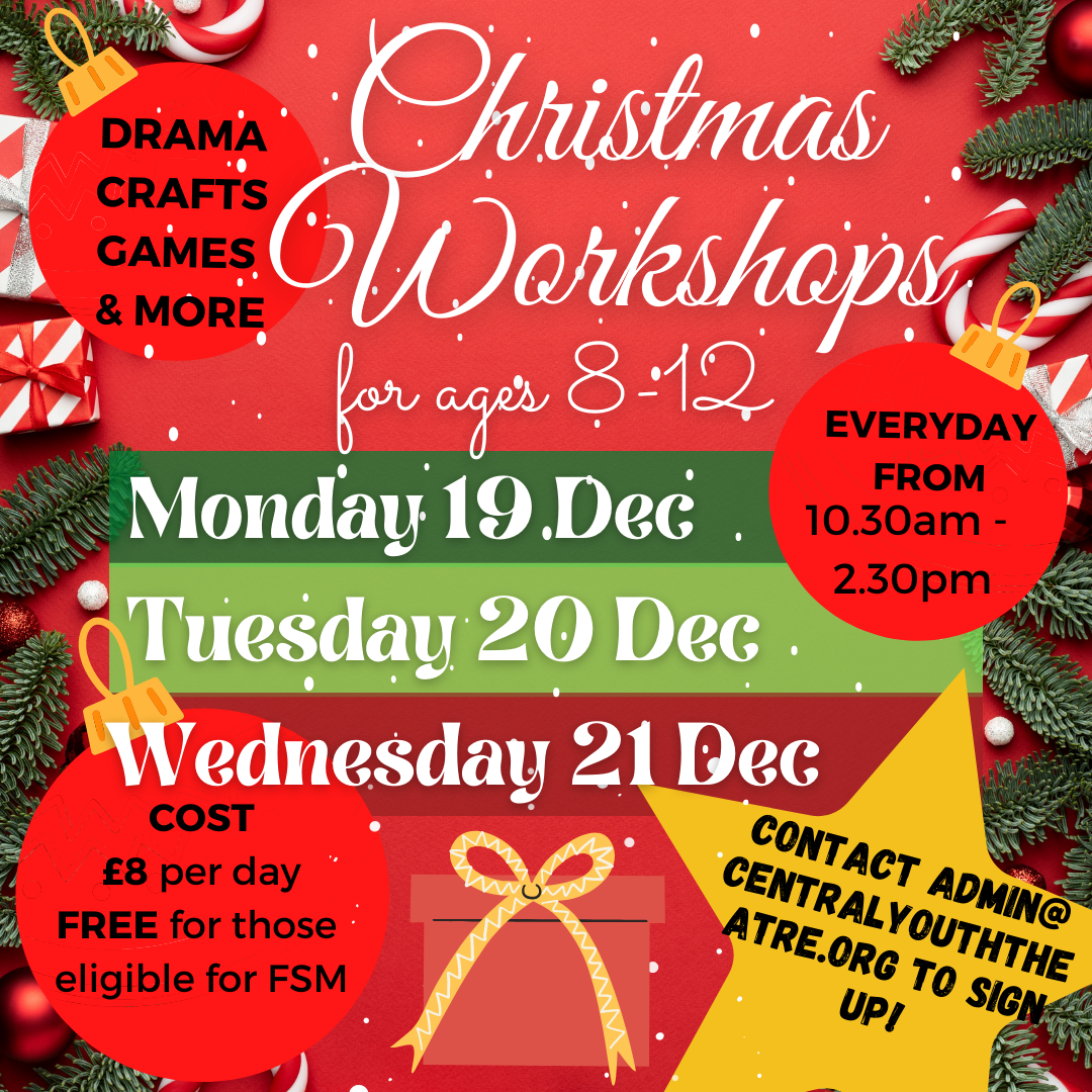 Christmas Workshops available from CYT - Wolverhampton Arts Centre