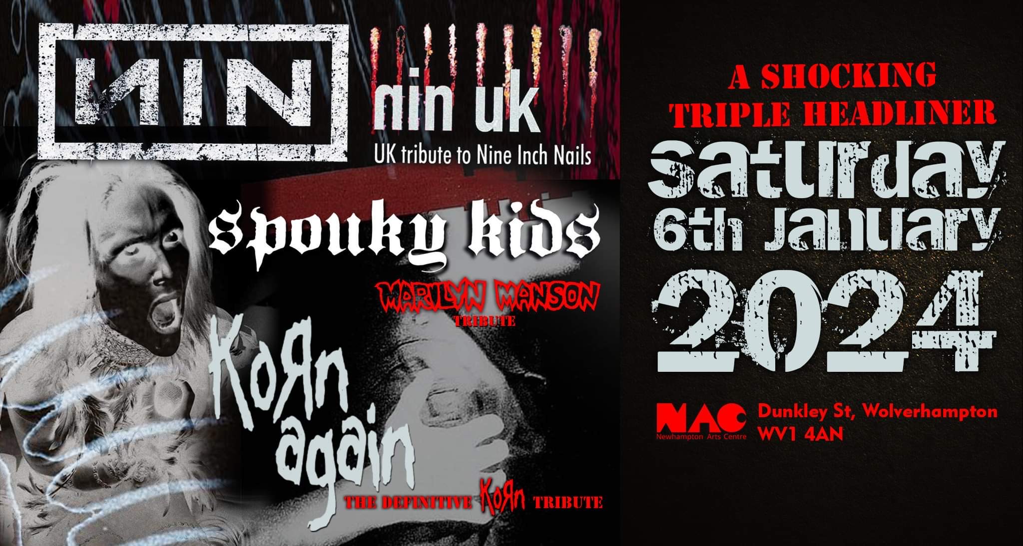 NIN UK (Nine Inch Nails Tribute) + SPOUKY KIDS (Marilyn Manson Tribute ...