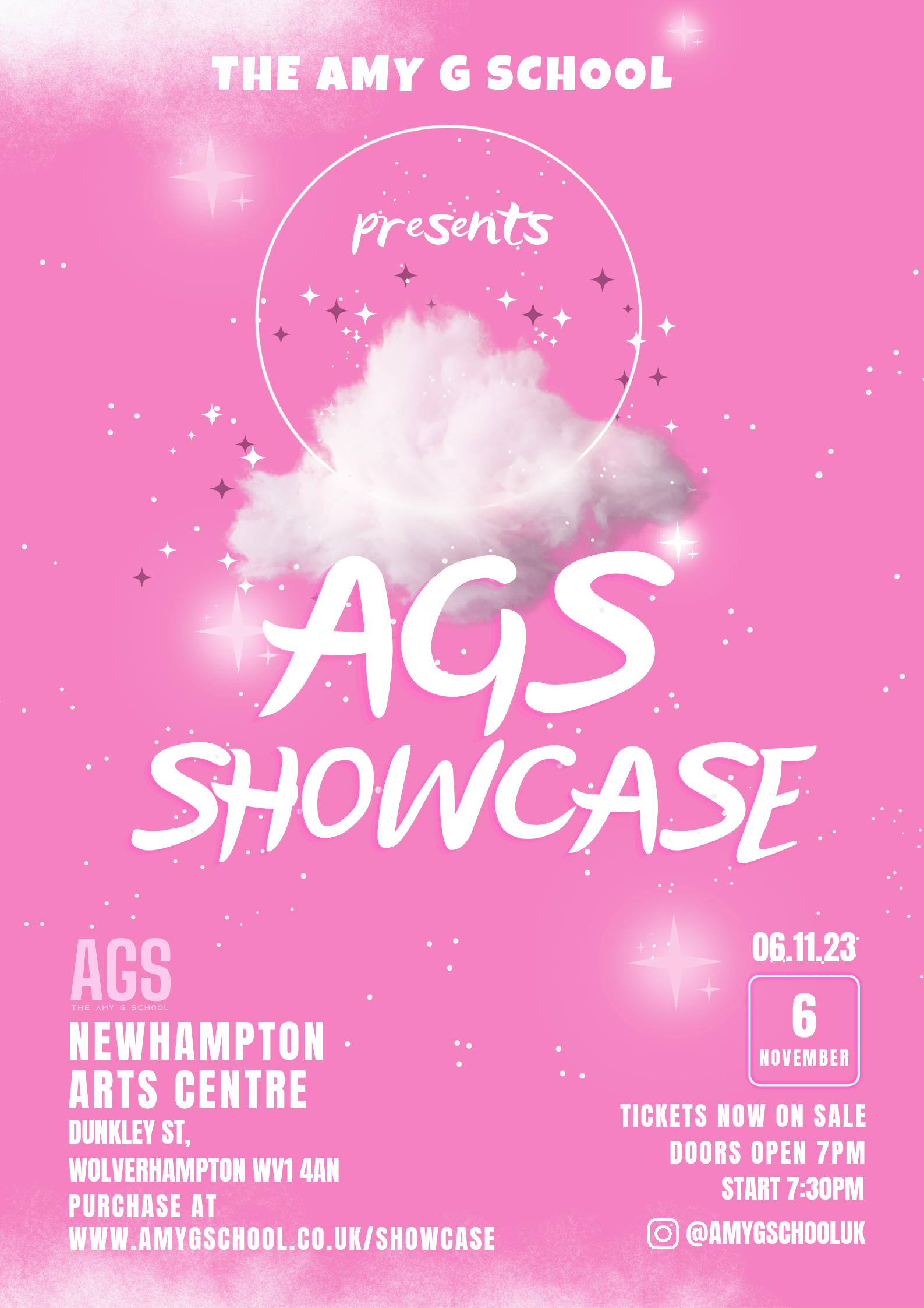 The Amy G School Presents: AGS Showcase 2023 - Wolverhampton Arts Centre