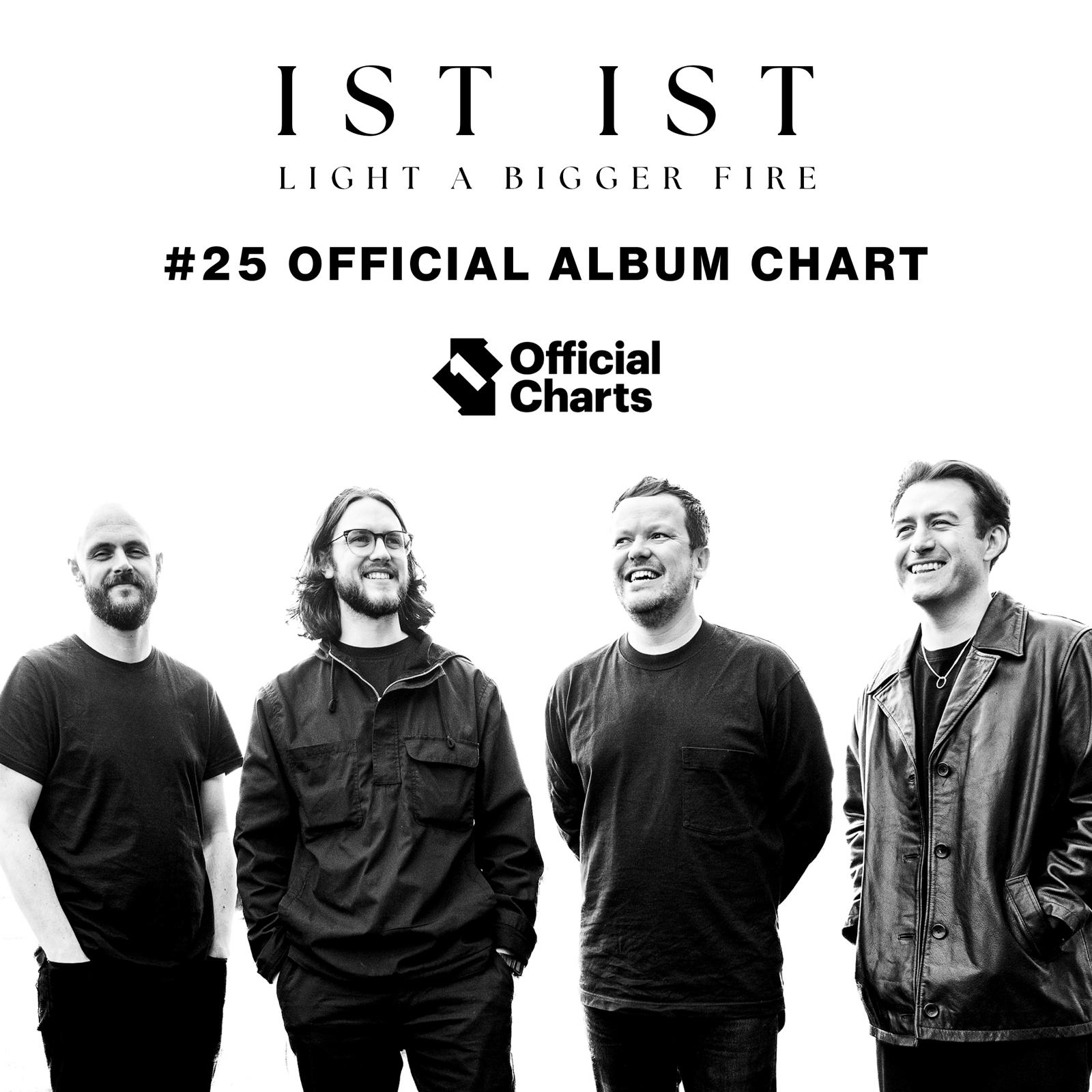 IST IST's 'Light A Bigger Fire' Hits 25th in the Charts Ahead of ...